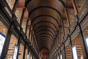The Old Library at Trinity College - My View from the Middle Seat